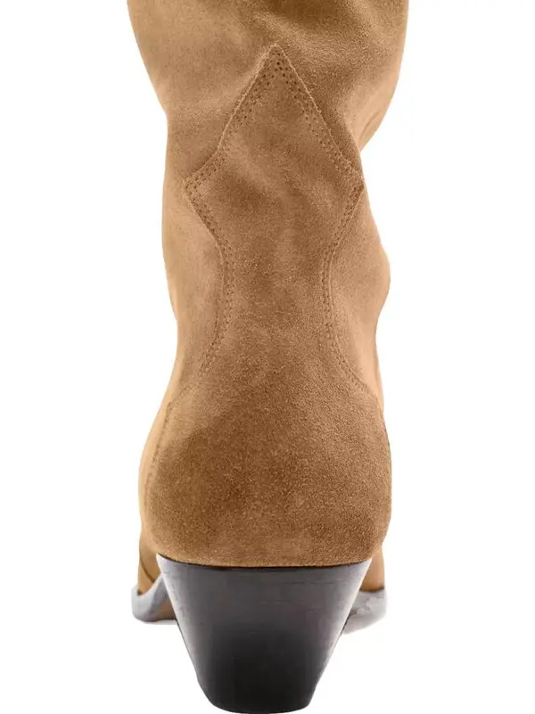 Isabel Marant Étoile Suede Cowboy Boots - Neutrals
