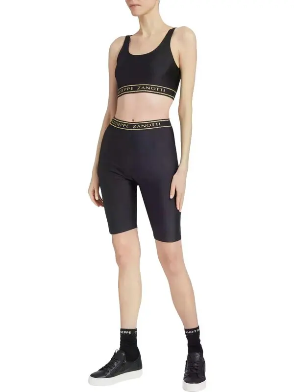 GIUSEPPE ZANOTTI Halina Logo Underband Tank Top - Black