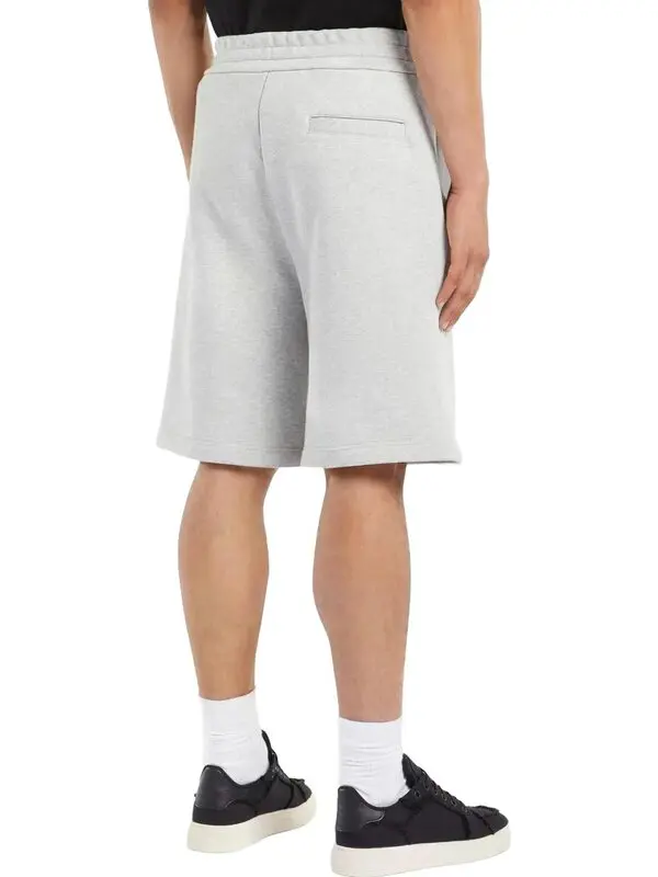 GIUSEPPE ZANOTTI Cotton Track Shorts - Grey