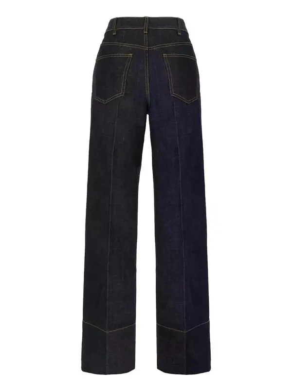 Givenchy Dark Wash Straight Leg Jeans - Blue