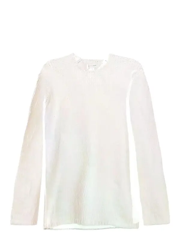 Comme Des Garçons Two-tone Knit Sweater - Neutrals