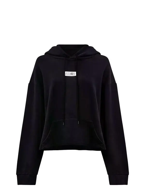 MAISON MARGIELA Numbers Motif Hoodie - Black