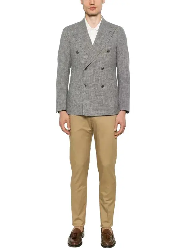 Tagliatore Double-breasted Blazer - Grey