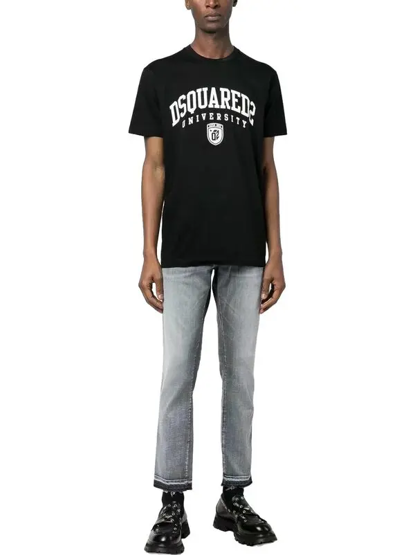 Dsquared2 Slim-fit Cropped Jeans - Grey