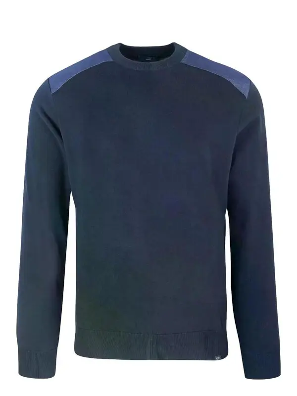 Paul & Shark Cotton Crew Neck Sweatshirt - Blue