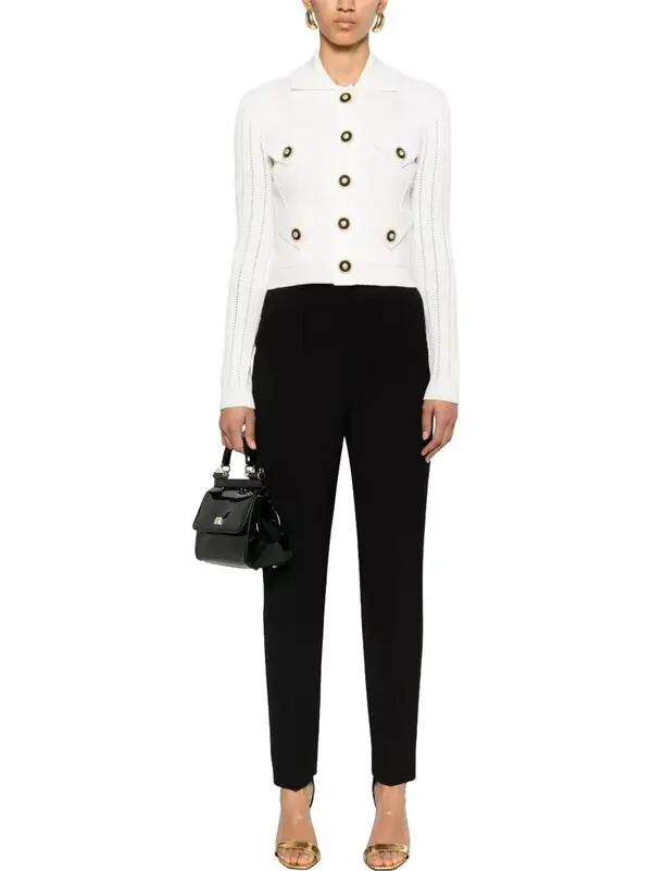Dolce & Gabbana Tailored Wool Trousers - Black