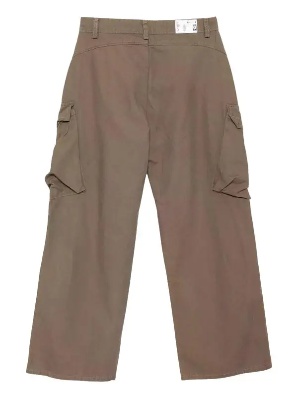 GROUND ZERO Cargo Trousers - Brown