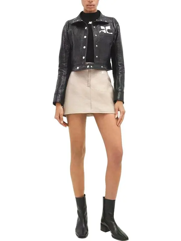 COURREGES Reedition Vinyl Jacket - Black