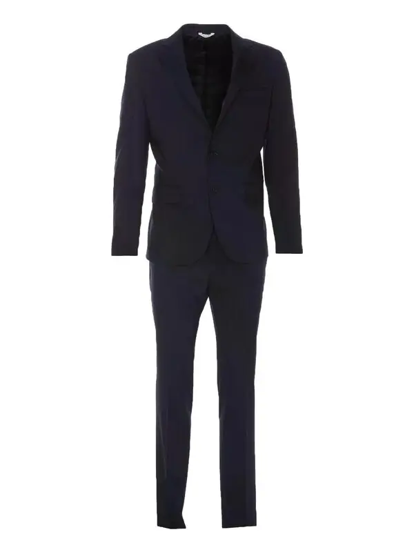 Brian Dales Single-breasted Suit - Blue