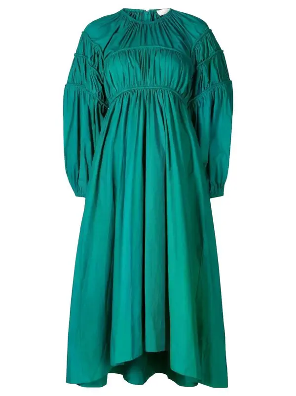 Ulla Johnson Viviana Smocked Dress - Green