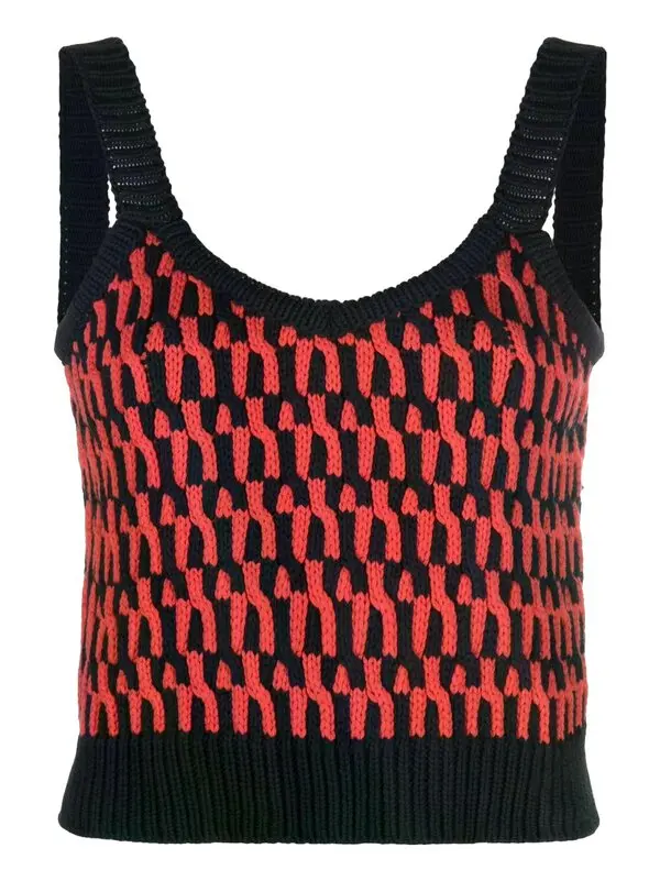 La DoubleJ Sleeveless Knit Top - Blue