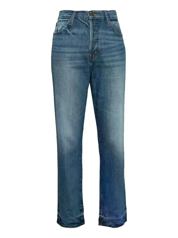 FRAME Le Mec Straight-leg Jeans - Blue