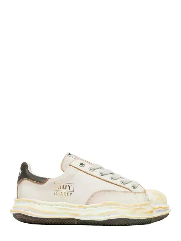 Mihara Yasuhiro Blakey Og Sole Leather Sneakers - White