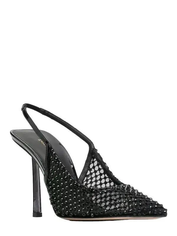 LE SILLA Gilda Mesh-panel Pumps - Black