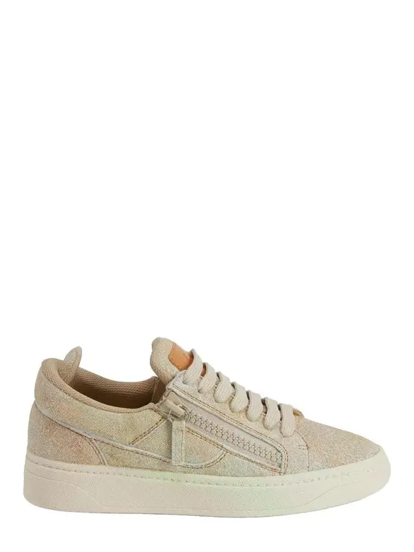 GIUSEPPE ZANOTTI Zip-up Sneakers - Neutrals