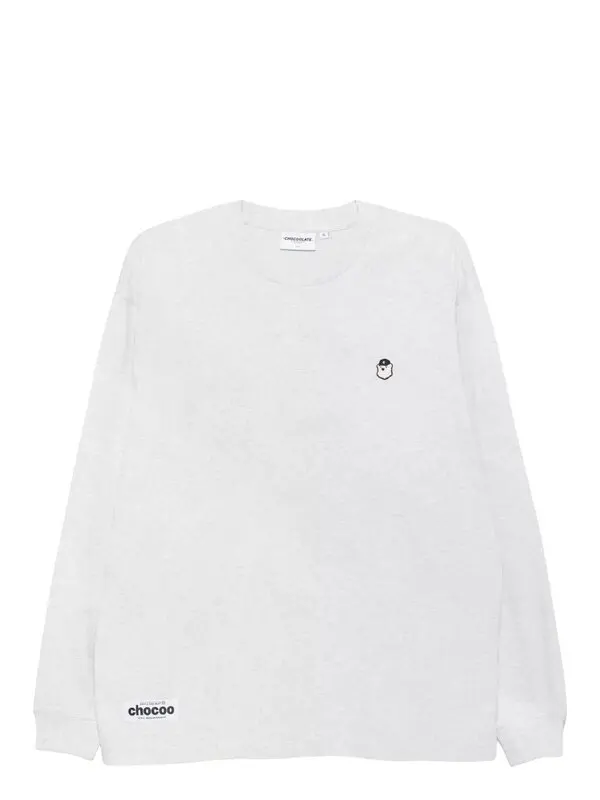 CHOCOOLATE Logo-patch T-shirt - Grey