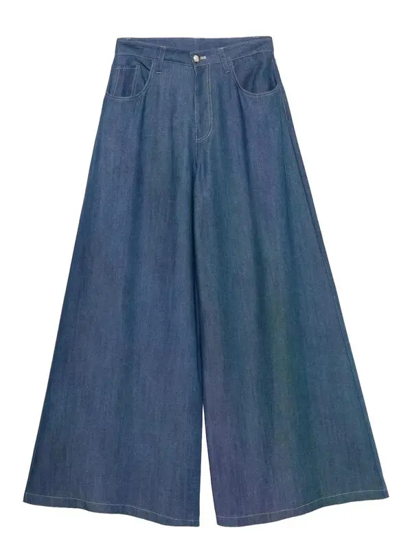 RAME Wide-leg Indigo Jeans - Blue
