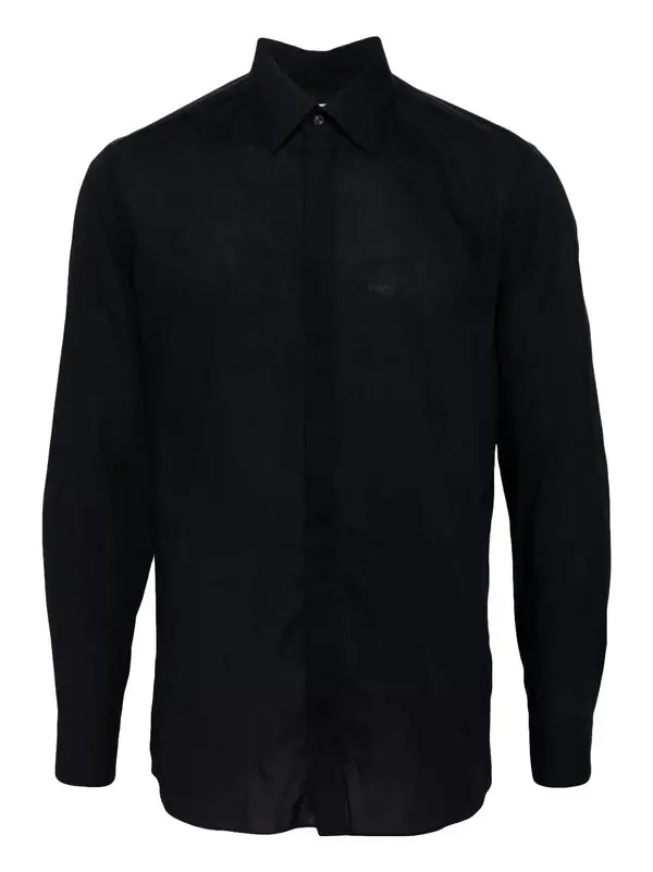 Caruso Cotton Shirt - Blue