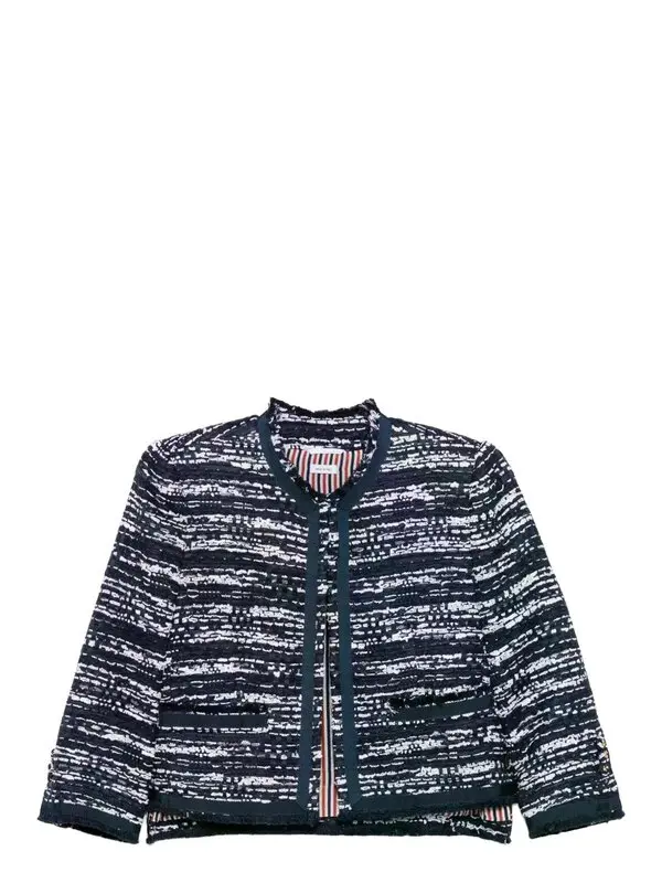 Thom Browne Tweed Jacket - Blue