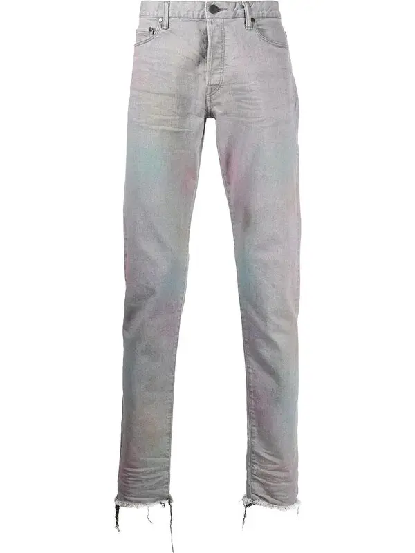 John Elliott The Cast 2 Mid-rise Straight-leg Jeans - Grey