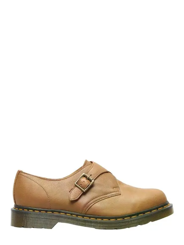 Dr. Martens Leather Monk Shoes - Neutrals