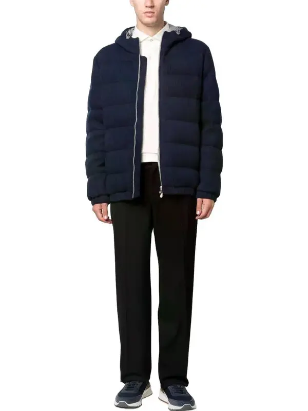 Brunello Cucinelli Cashmere Down Jacket - Blue