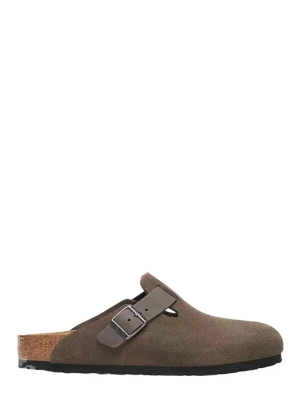 BIRKENSTOCK Boston Slippers - Brown