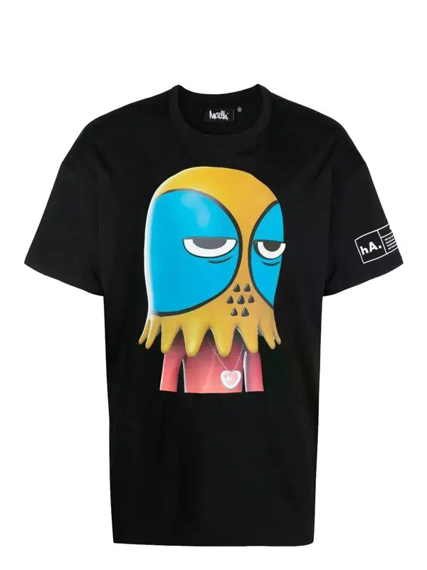 HACULLA. Unamused Hac Graphic-print T-shirt - Black