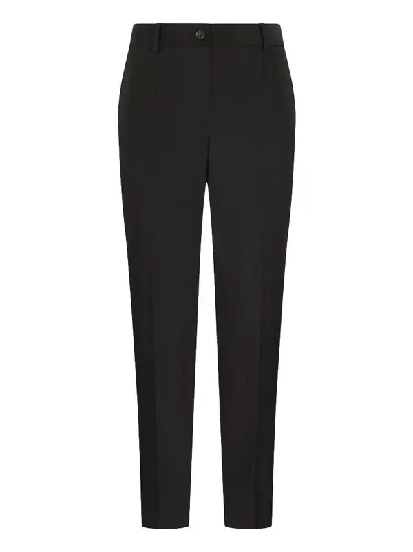Dolce & Gabbana Slim-cut Tailored Trousers - Black