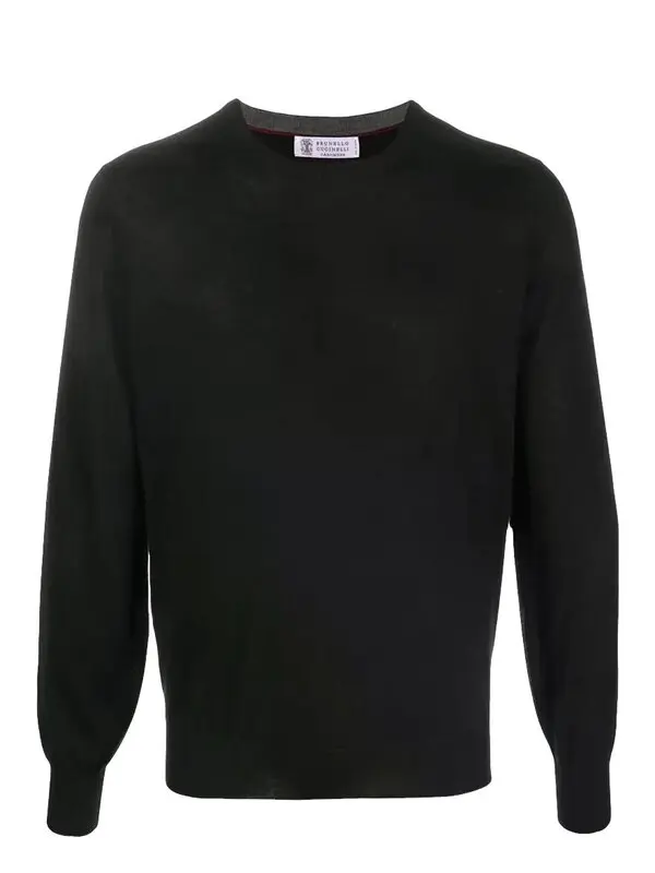 Brunello Cucinelli Crew Neck Jumper - Black