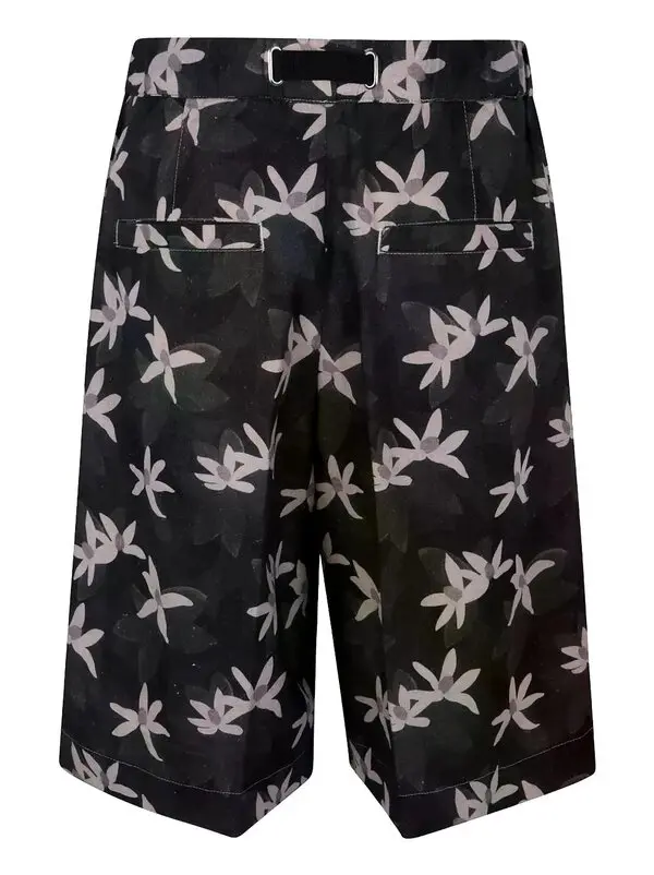 WHITE SAND Printed Shorts - Grey