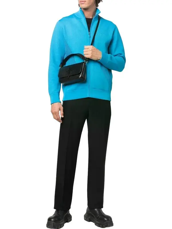 BOTTER Embroidered-logo Zip-up Sweatshirt - Blue
