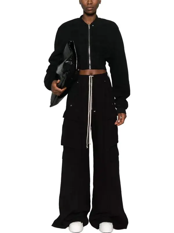 Rick Owens Collage Bomber Jacket - Black