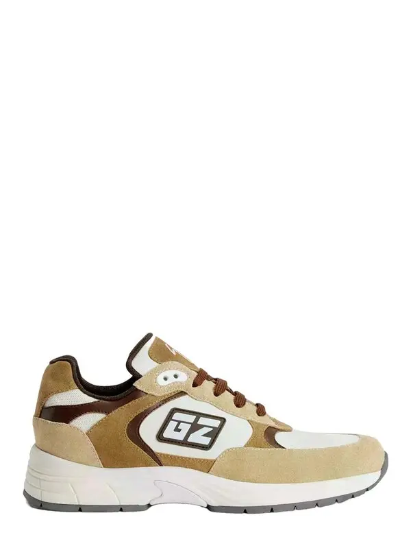 GIUSEPPE ZANOTTI Runner Low-top Lace-up Sneakers - Neutrals