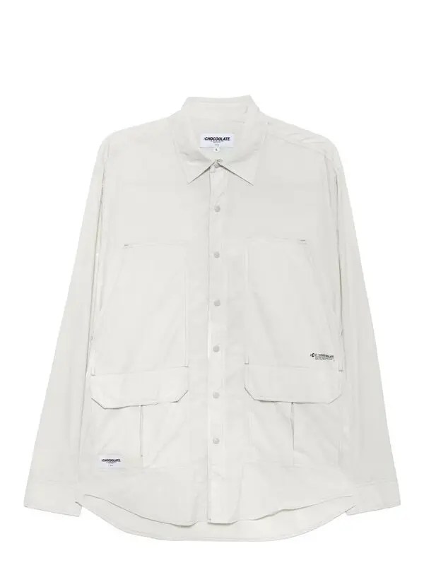 CHOCOOLATE Logo-print Shirt - Neutrals