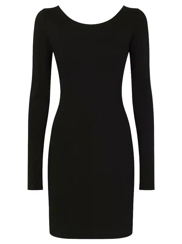 Dolce & Gabbana Punto Stoffa Knitted Mini Dress - Black