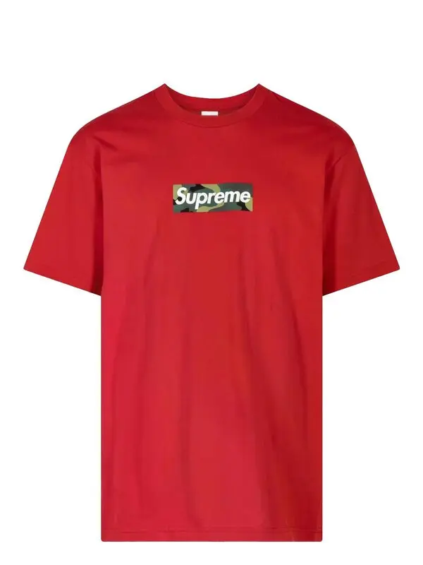 Supreme Box Logo Cotton T-shirt - Red