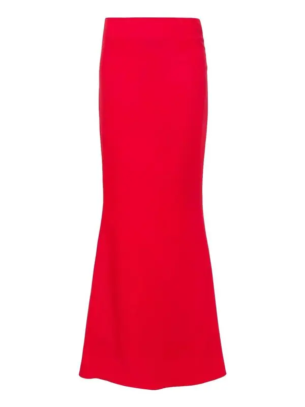 STYLAND Pencil Maxi Skirt - Red