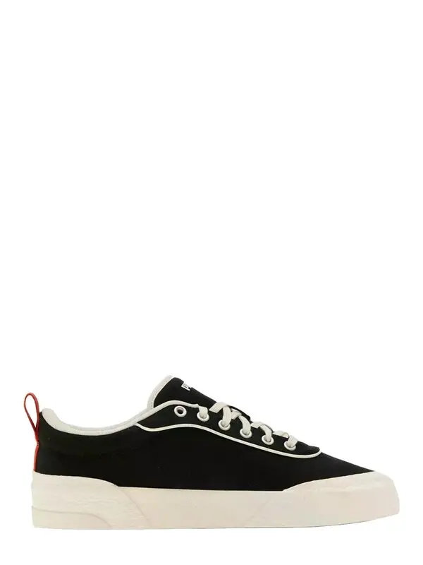 PUMA Logo Lace-up Sneakers - Black
