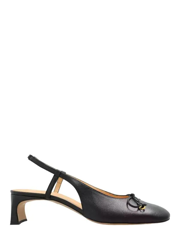 ODISSI Slingback Pumps With Bow Detailing - Black