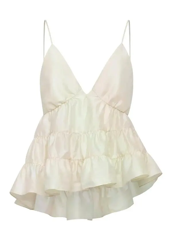 Azeeza Viola Top - Neutrals