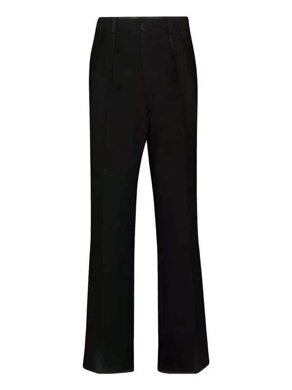 MAISON MARGIELA Straight-leg Wool Gabardine Trousers - Black