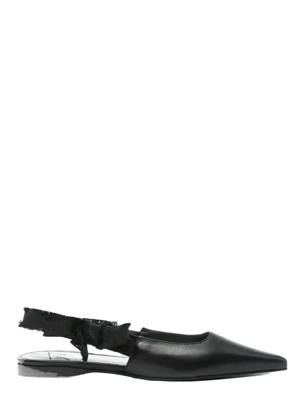 Roberto Festa Ballet Flats With Elasticated Slingback - Black