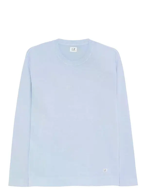 C.P. COMPANY Cotton Crepe T-shirt - Blue
