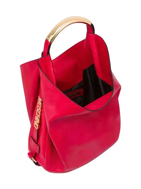 Moschino Medium Handle Me Shoulder Bag - Red