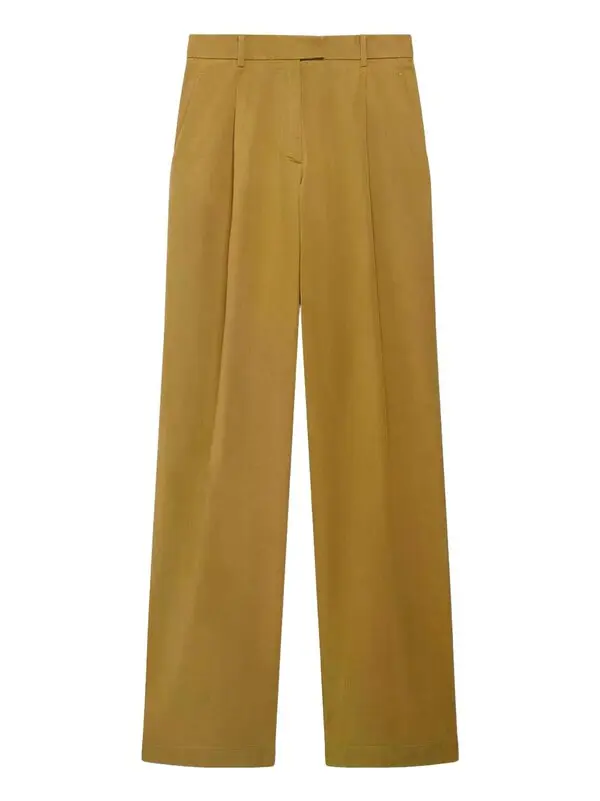 Another Tomorrow Pleat-detail Trousers - Neutrals