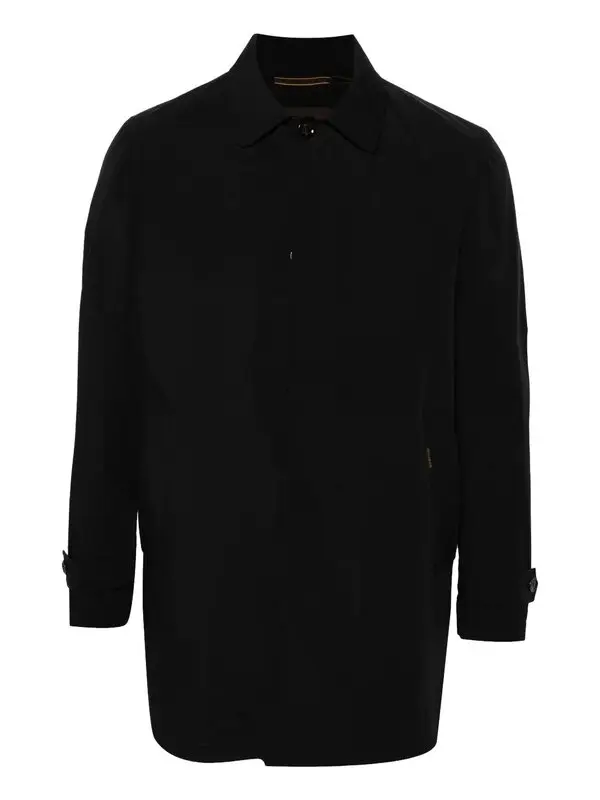 MOORER Vittor-kn Single-breasted Coat - Black