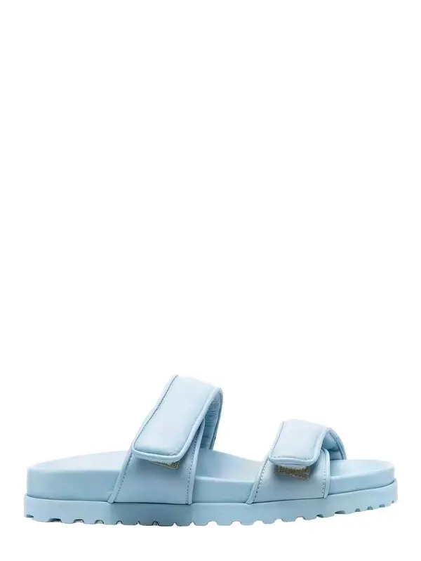 GIABORGHINI Side Touch-strap Fastening Sandals - Blue