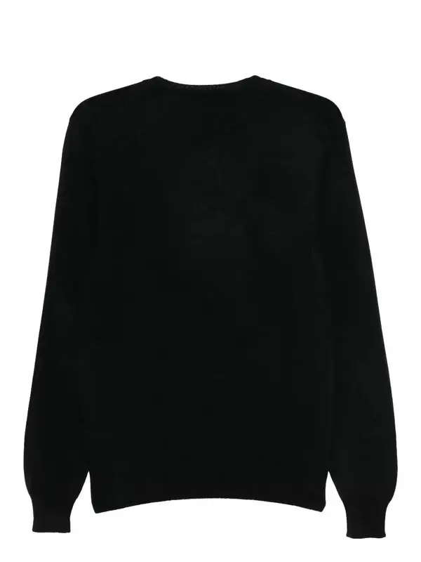 FILERIA Virgin Wool Knitted Sweater - Black