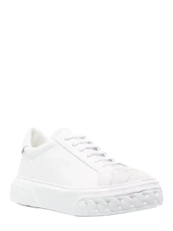 Casadei Logo-patch Low-top Sneakers - White